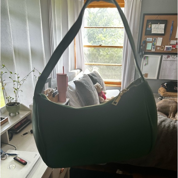 Bags | Green Shoulder Bag | Poshmark